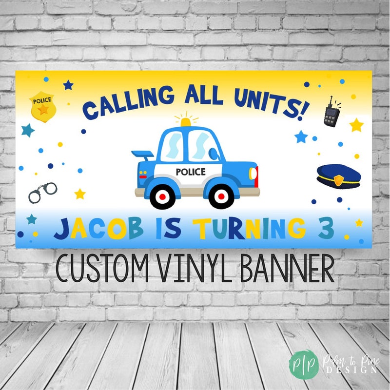 Police Birthday - Etsy