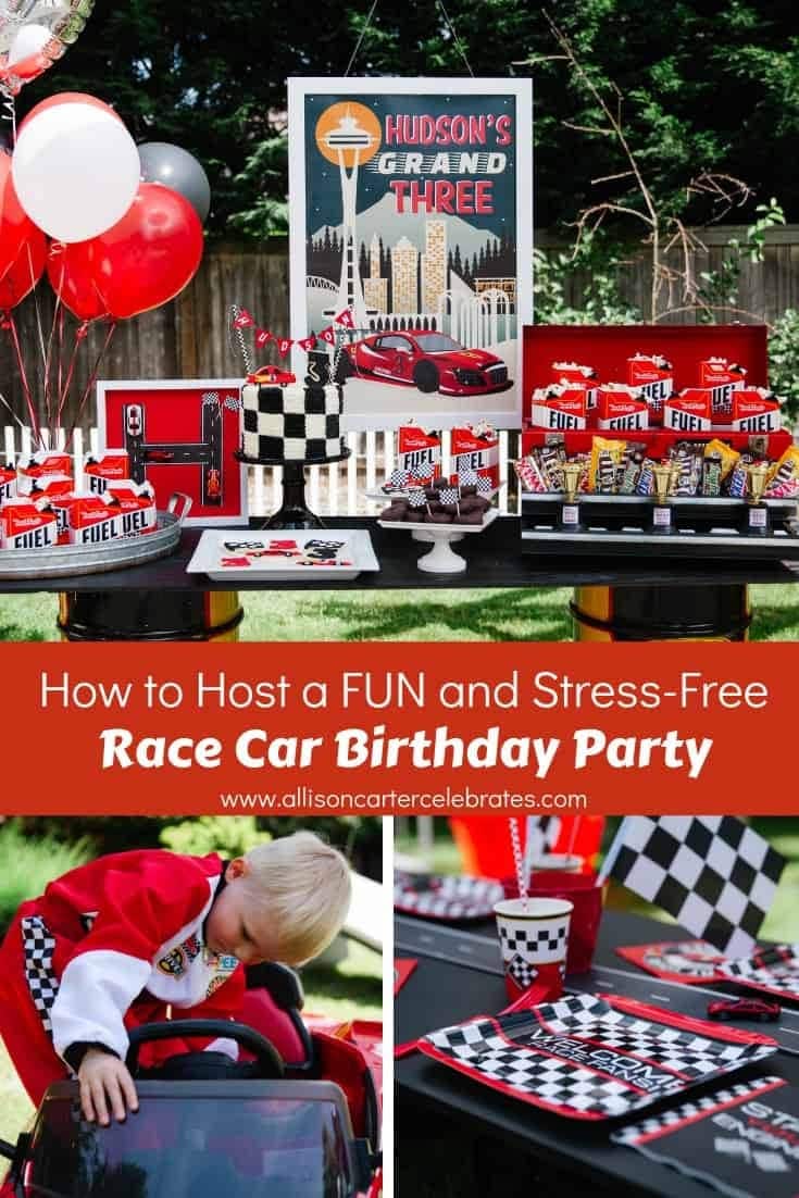 Race Car Birthday Banner Grand Prix Poster Race Car - Etsy