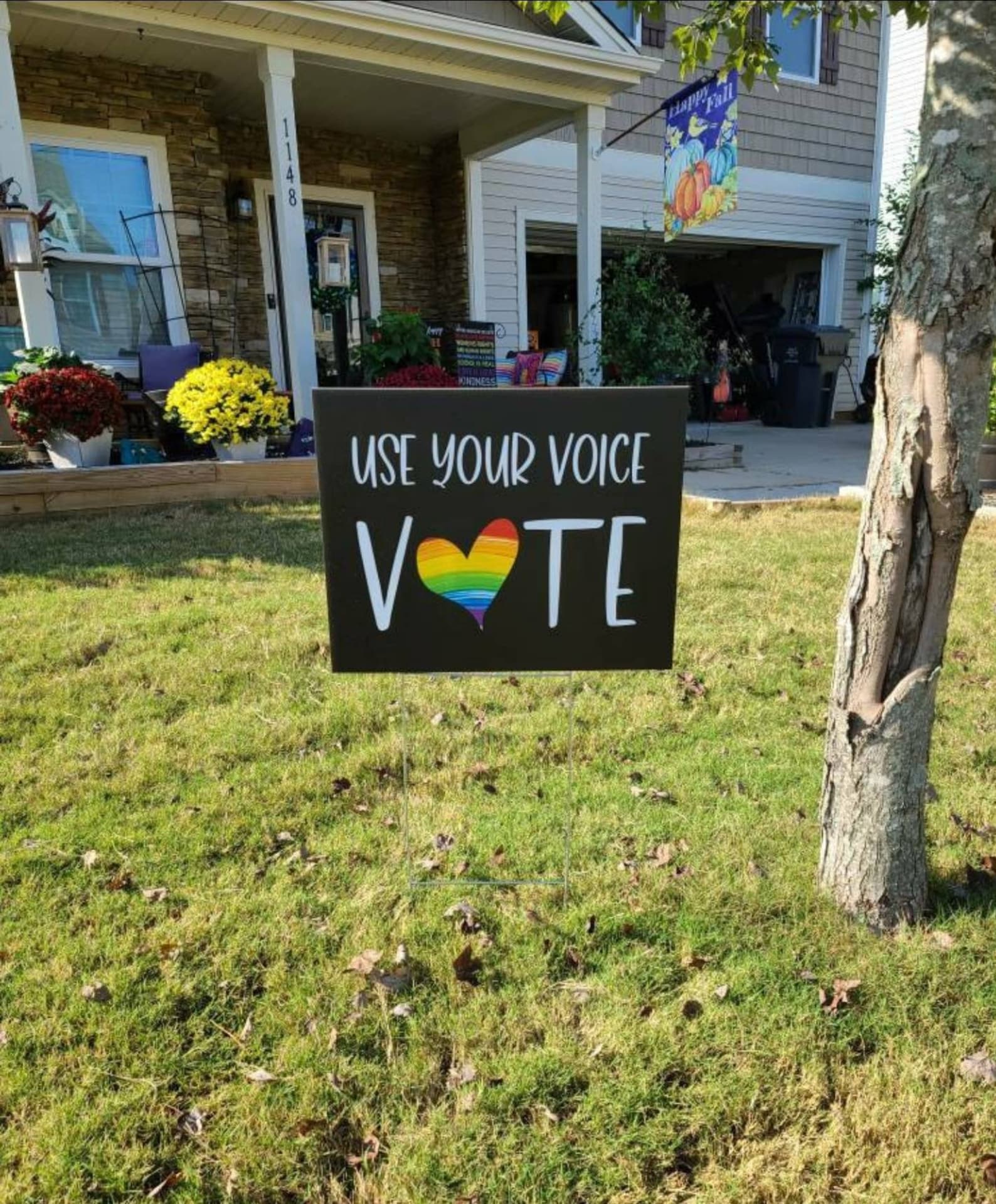 Rainbow Vote Sign Gay Pride Yard Sign LGBTQ Vote Election - Etsy