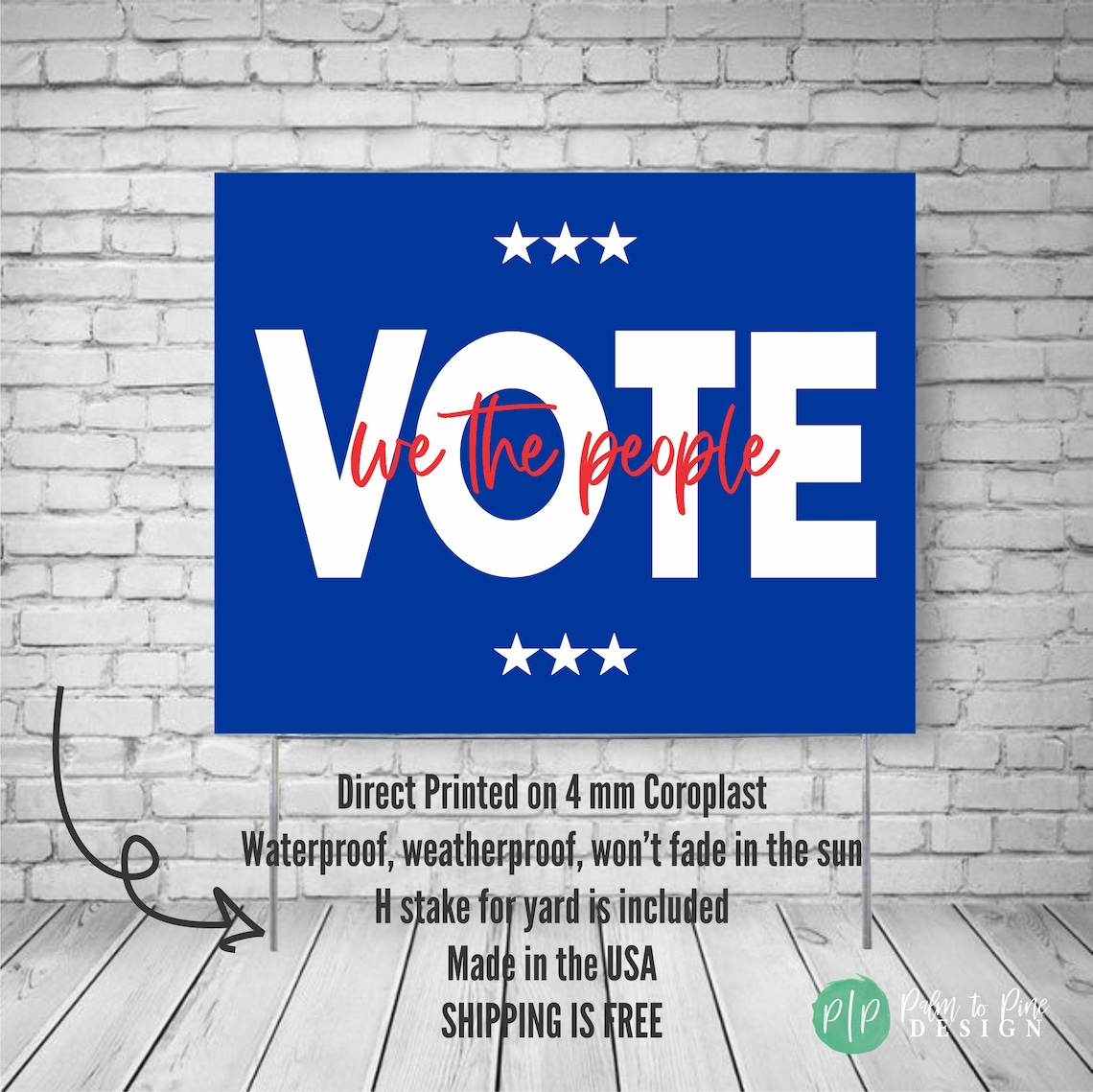 Vote Yard Sign Vote Lawn Sign Political Yard Sign Vote - Etsy