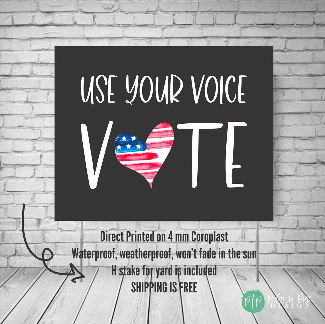 Vote Yard Sign Political Yard Sign Rally Sign Register to - Etsy