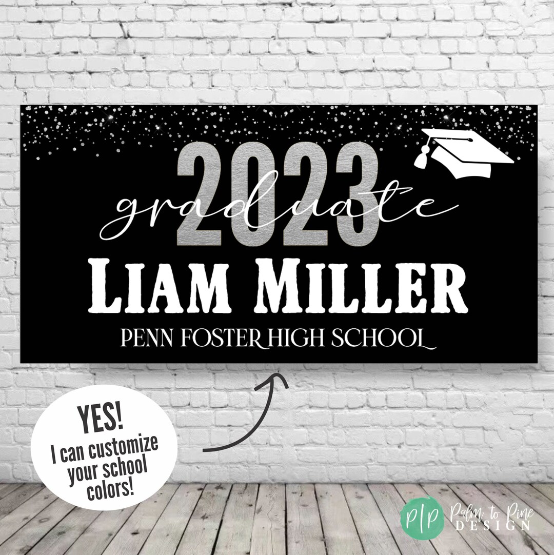 Graduation Decor, Graduation Party Banner, Graduation Banner ...