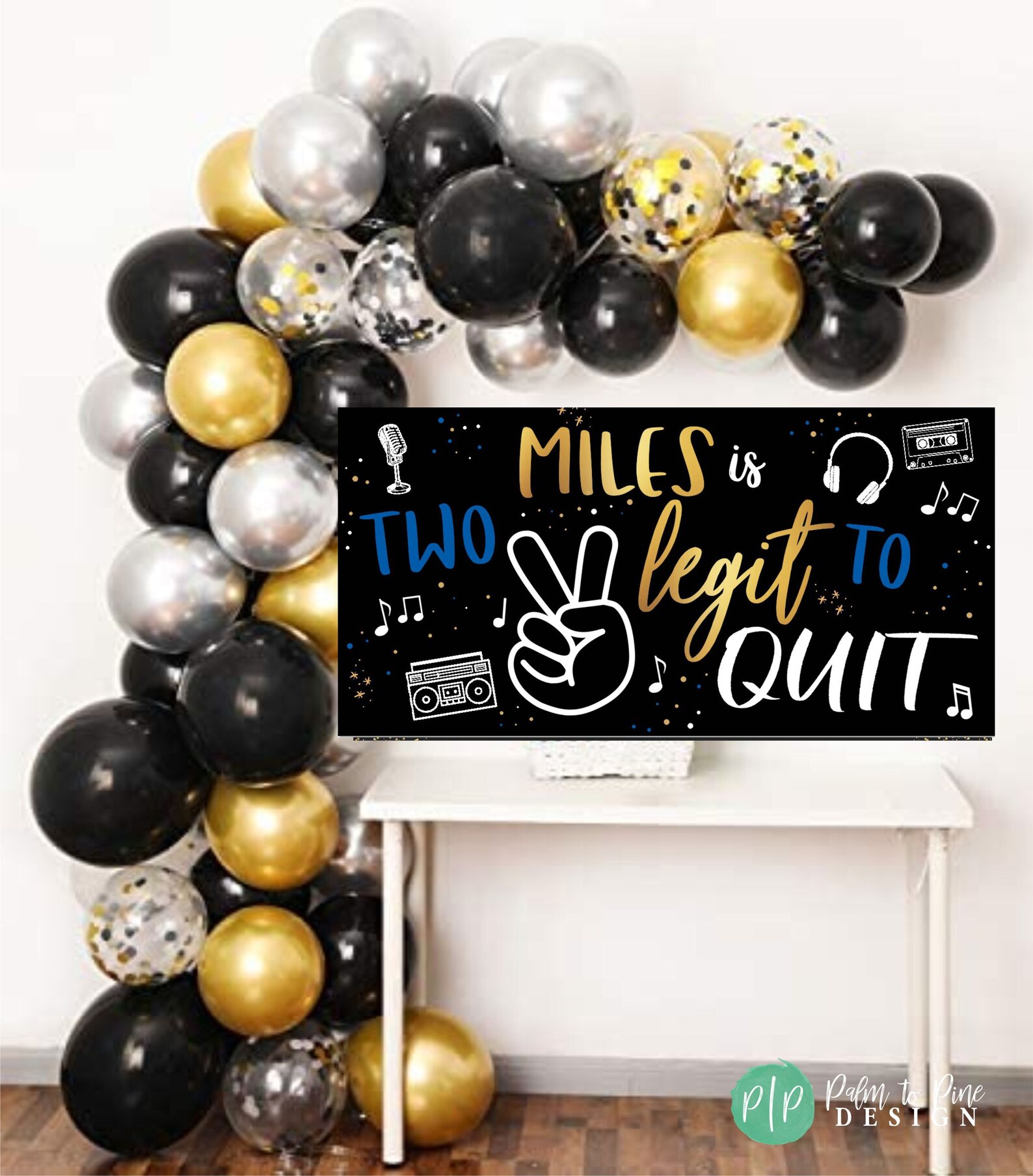 Two Legit to Quit Two Legit Birthday Decor 2 Legit Birthday - Etsy