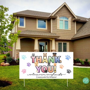 Veterinary Receptionists Appreciation Banner, Veterinary Assistants ...