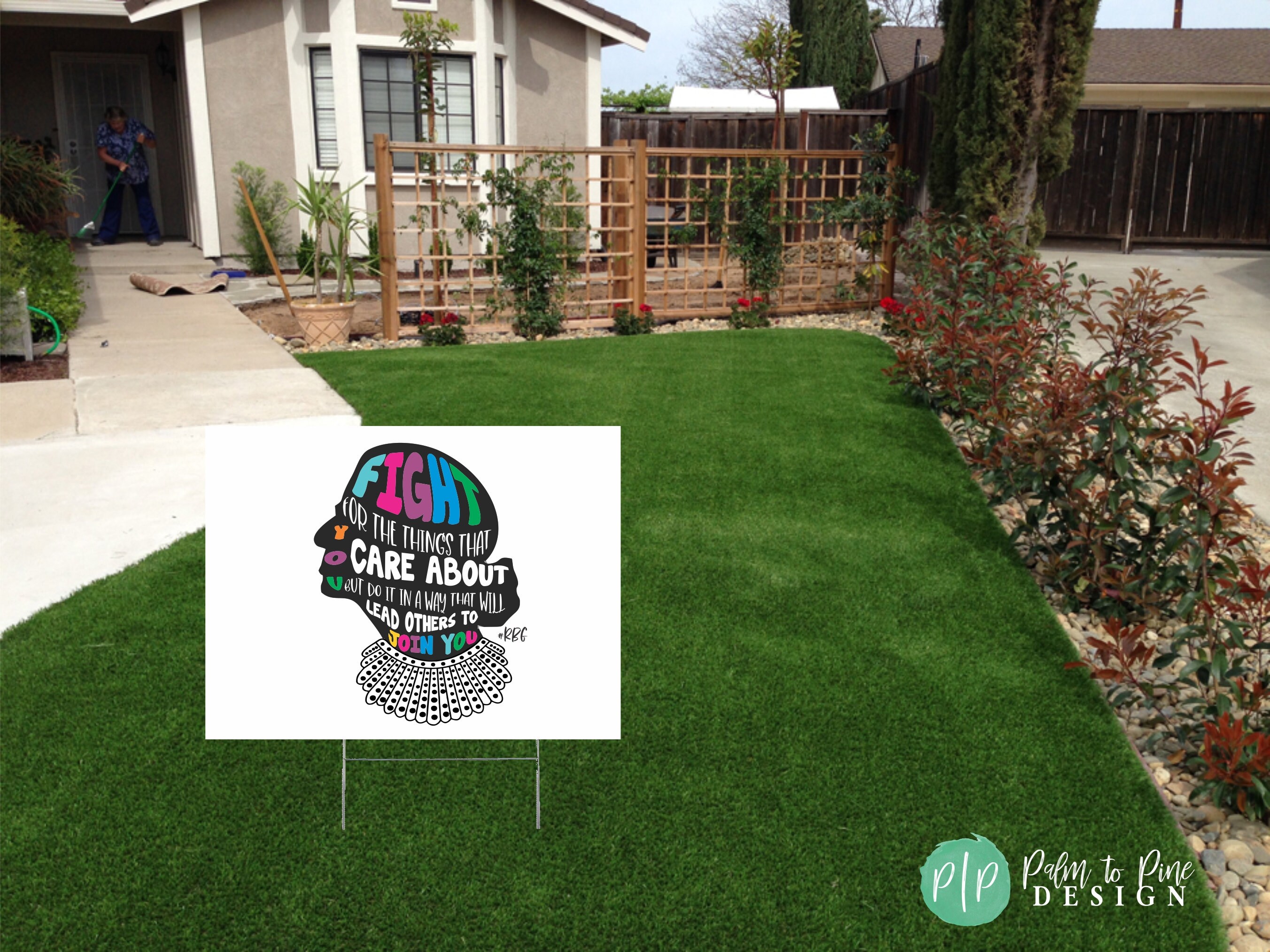 RBG Sign Women's Rights Yard Sign Vote Yard Sign - Etsy