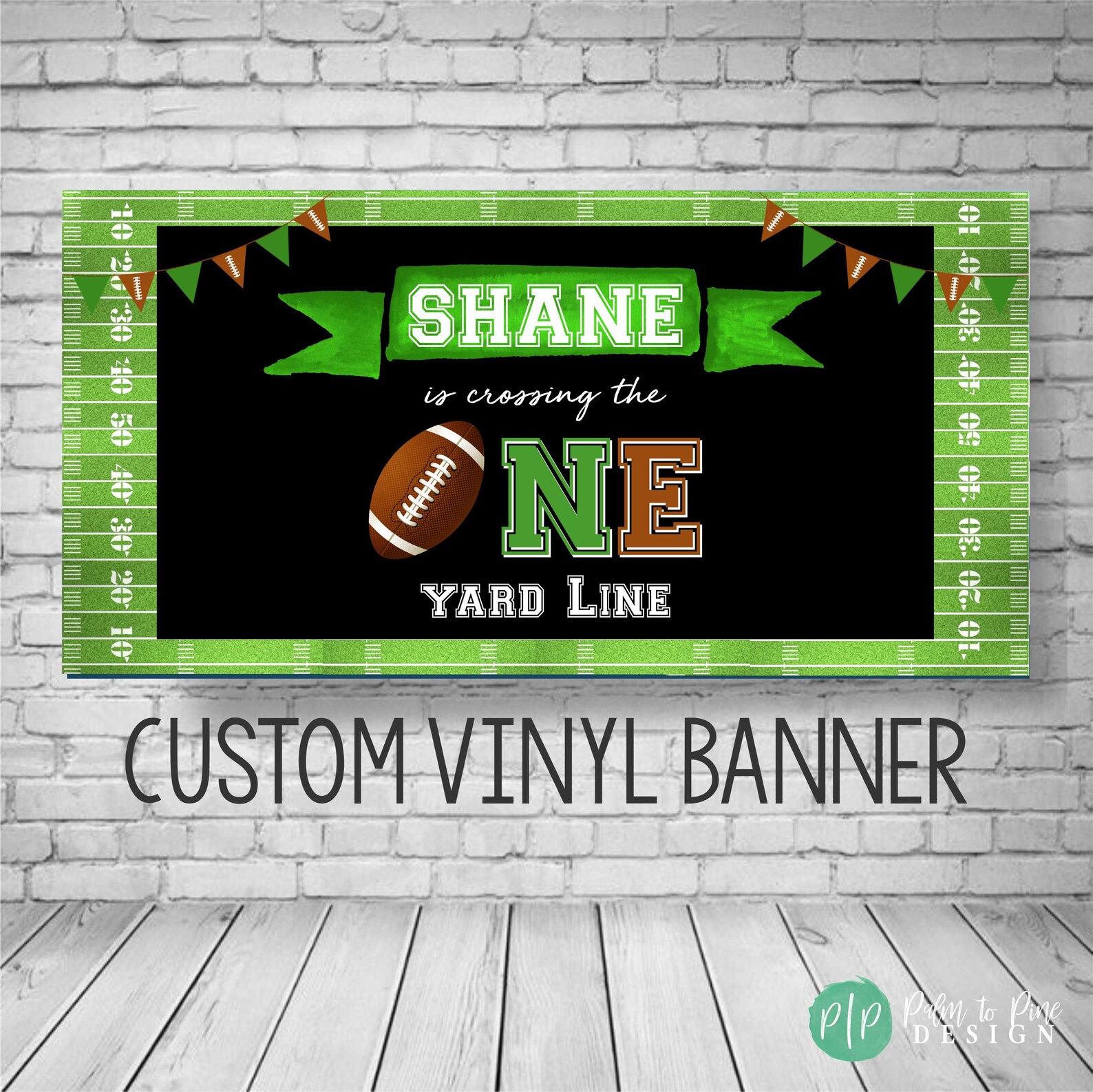 Football Birthday Banner Football Party Decor Football - Etsy