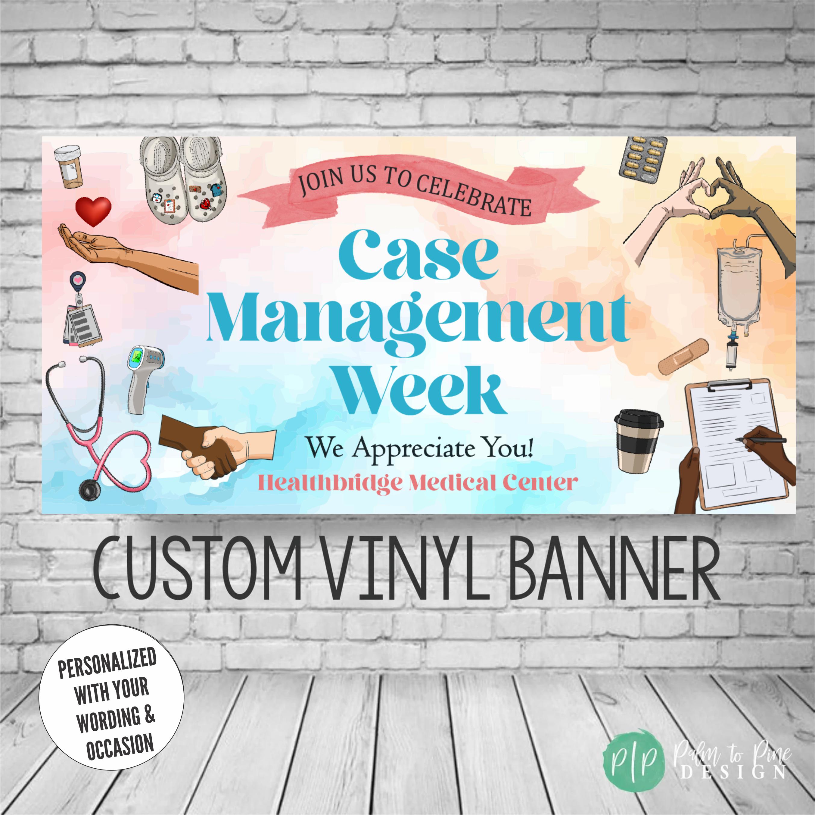 Case Management Week Banner, Social Worker Appreciation Sign, Nurses ...
