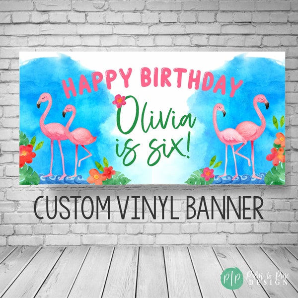Flamingo Banner - Etsy