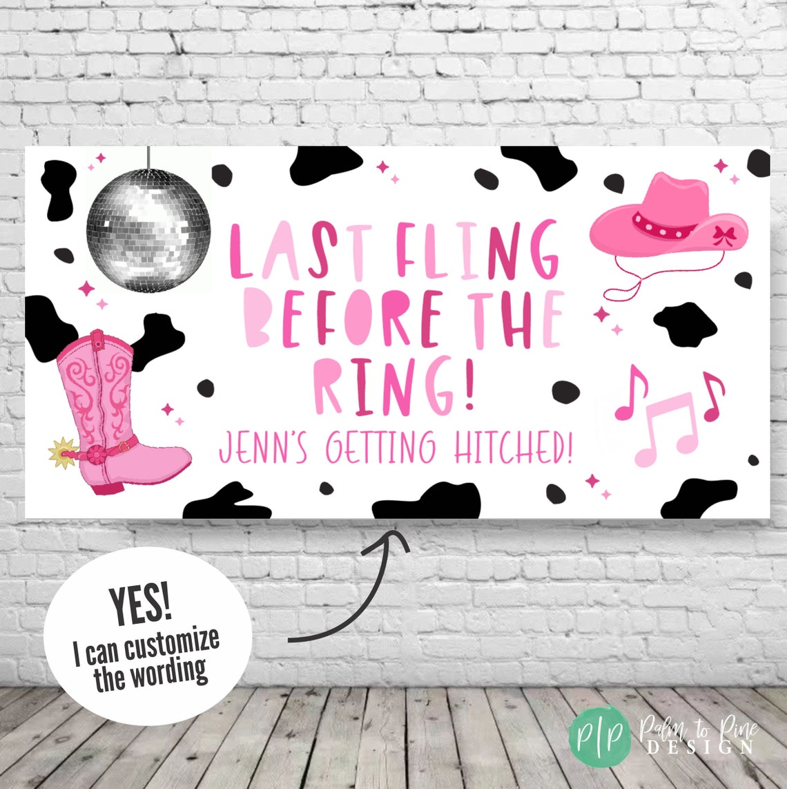Country First Birthday Party Country Disco Banner Custom - Etsy