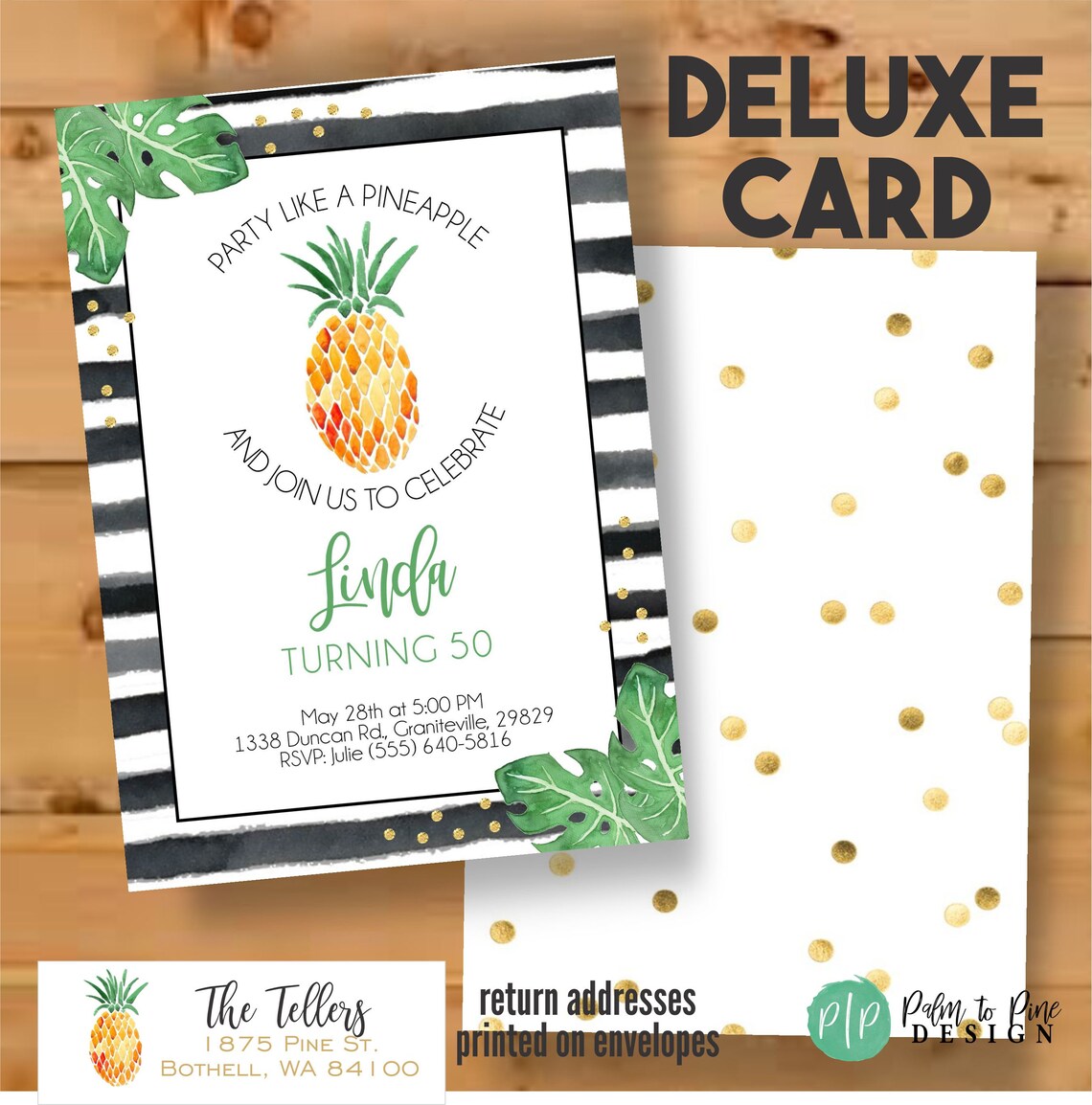 Pineapple Birthday Banner Adult Birthday Party Decor Luau - Etsy