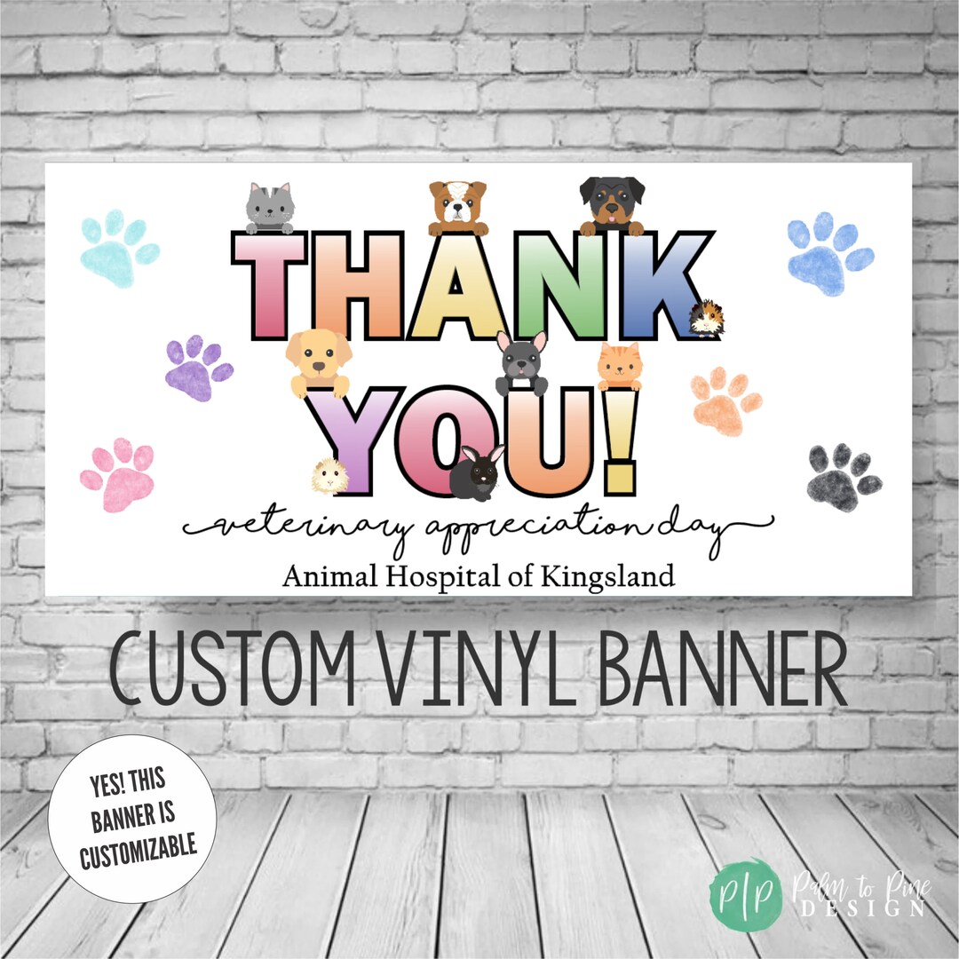 Veterinary Receptionists Appreciation Banner, Veterinary Assistants ...