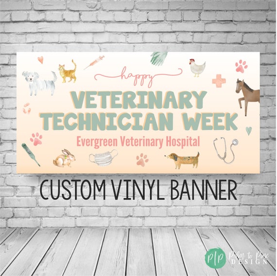 National Veterinary Technician Week Banner, Veterinary Appreciation ...