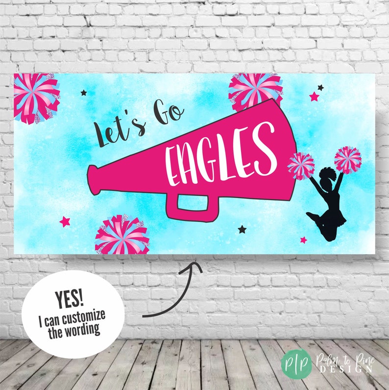 Cheerleading Birthday Banner Cheer Birthday Party Cheer - Etsy