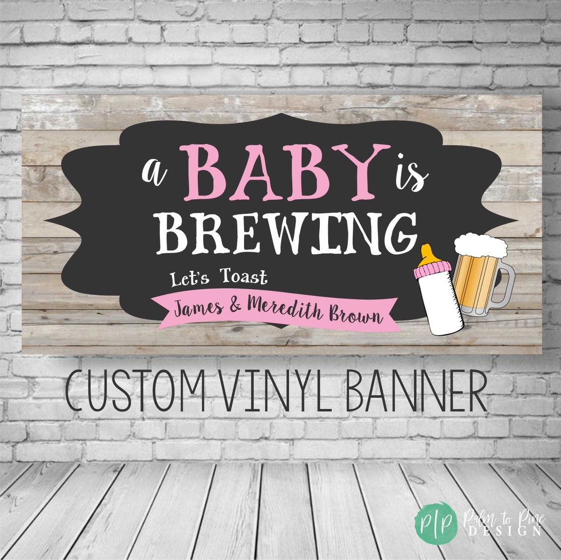 A Baby is Brewing Beer Bottle Labels Baby Shower Beer Bottle - Etsy