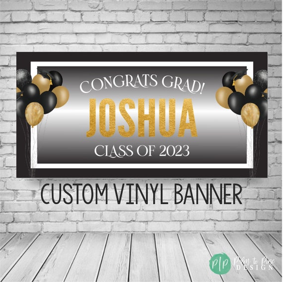 Graduation Party Banner Graduation Backdrop, Graduation Decor ...