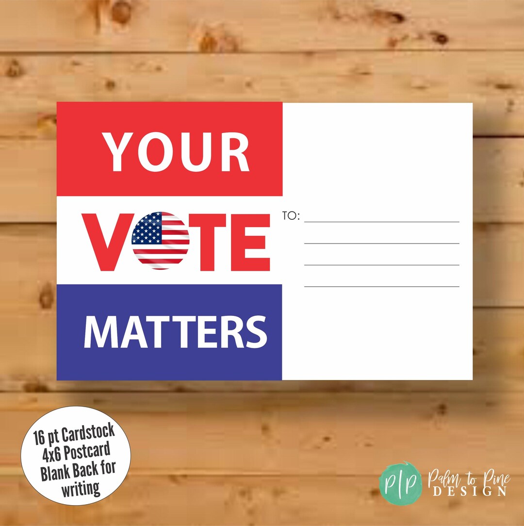 Vote Postcards, Postcards to Voters, Activate America Postcards ...
