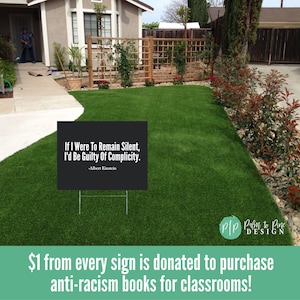 Bureaucracy Yard Sign, Social Justice, Human Rights, No Kings Protest ...