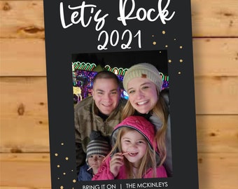 New Years Cards Photo 2021 - Etsy