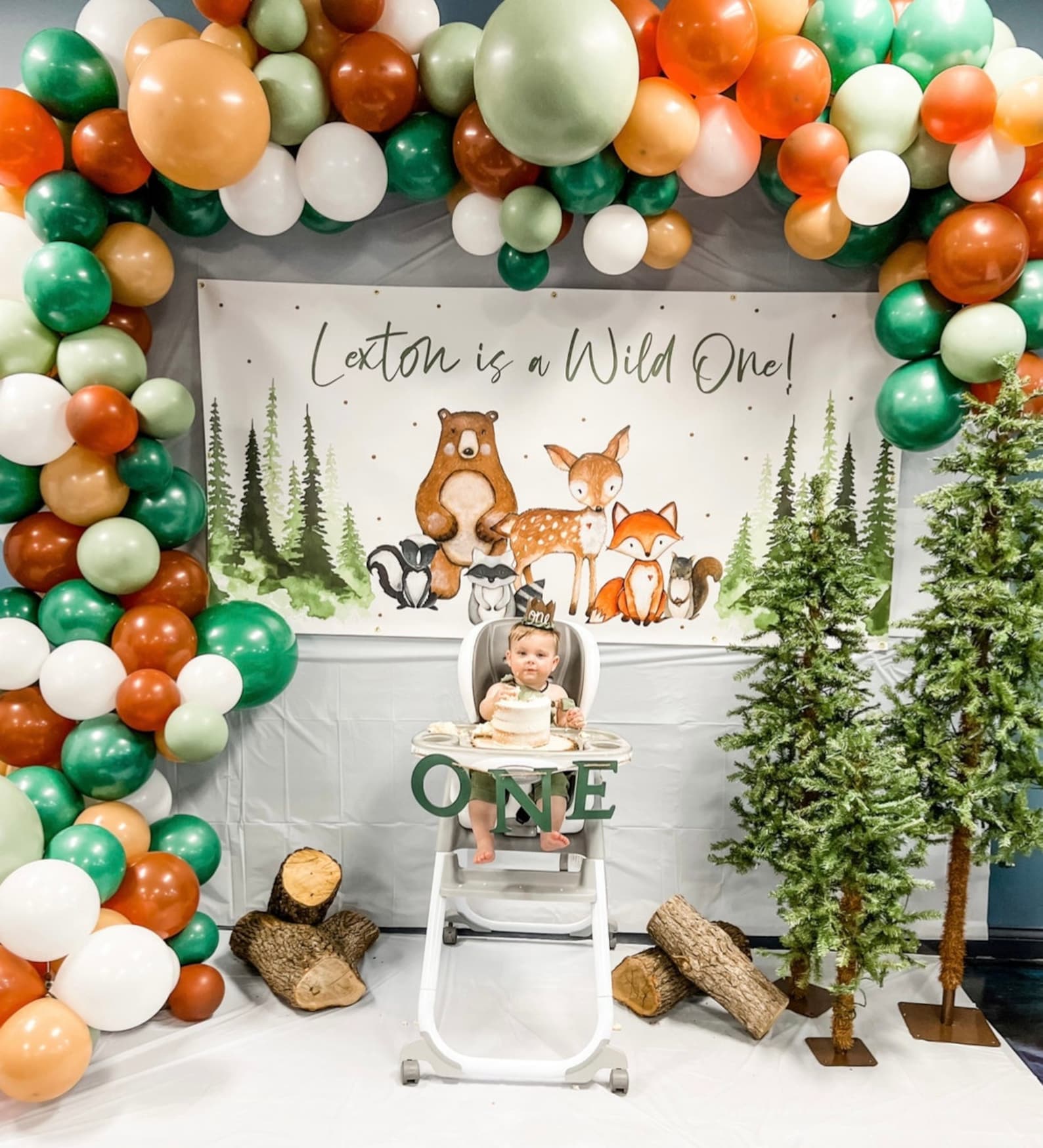 Woodland Birthday Banner Woodland Birthday Decorations - Etsy