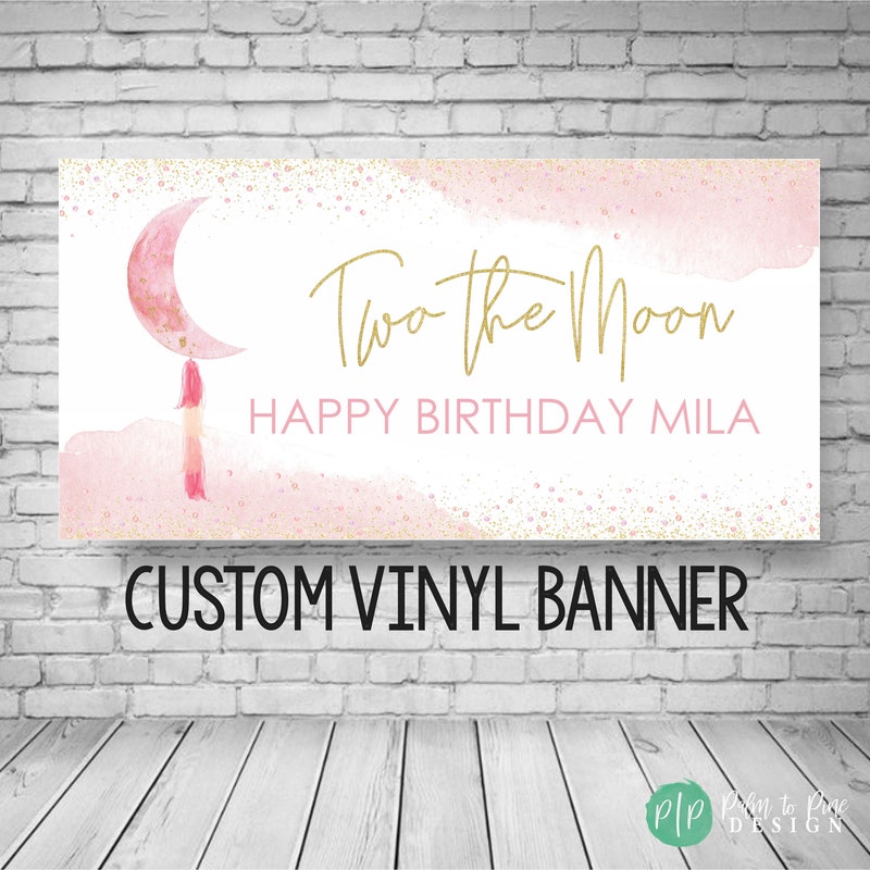 Moon Banner - Etsy