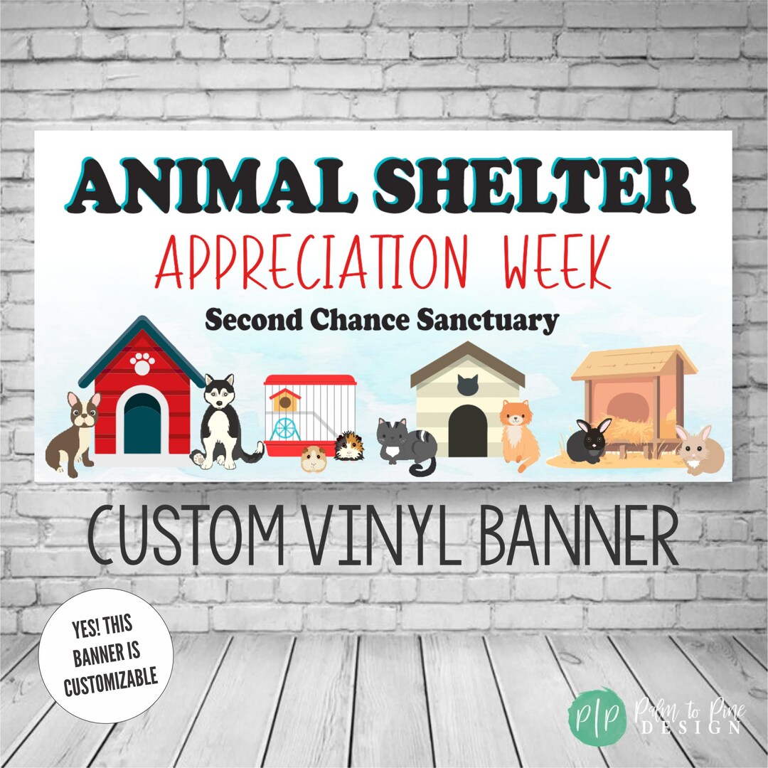 Adopt a Pet Banner: Animal Rescue Awareness (indoor & Outdoor Use) - Etsy