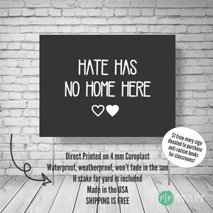 Anti-racism Sign, Black Lives Matter Yard Sign, Black Lives Matter Sign ...