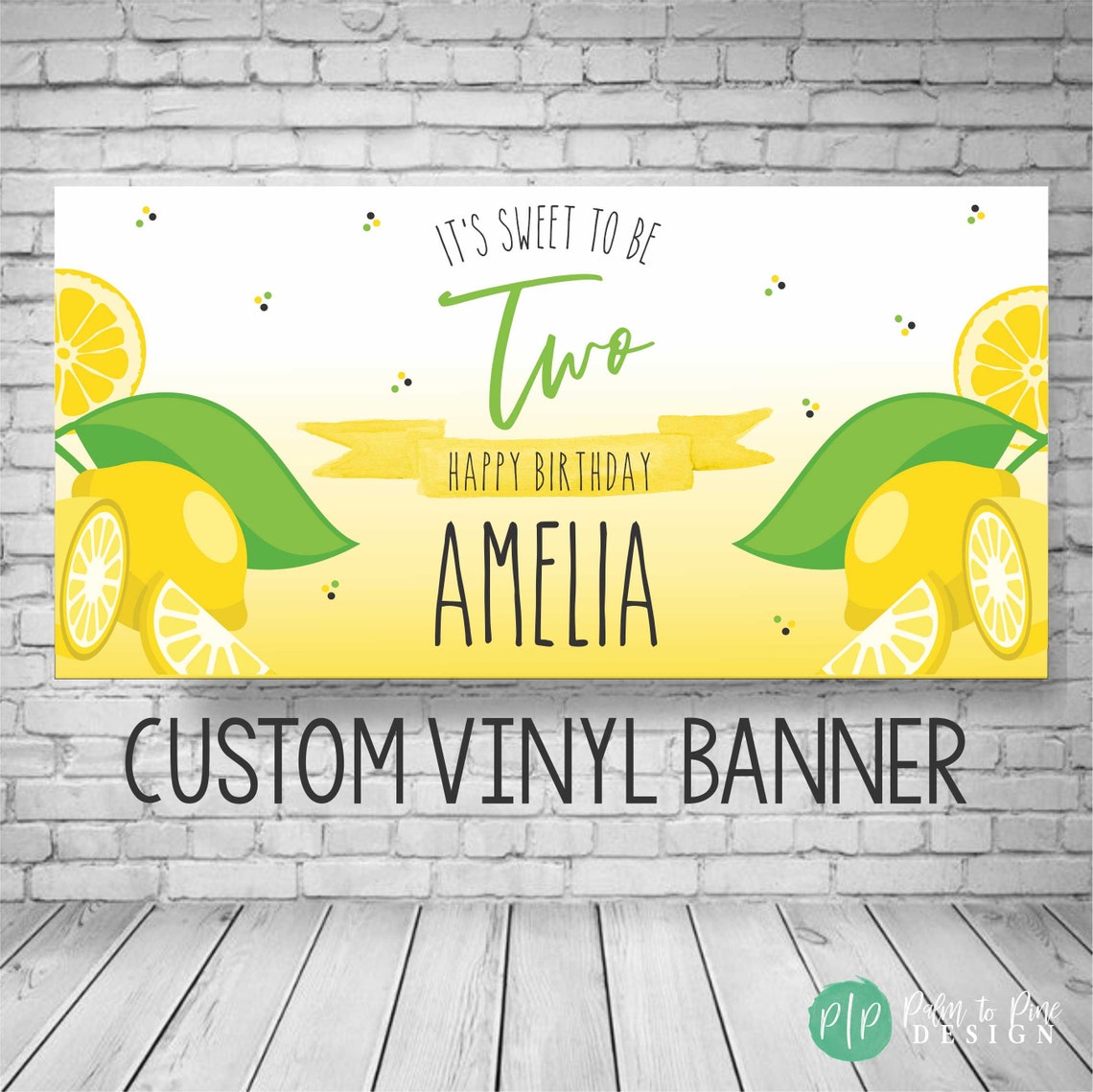 Lemon Birthday Banner lemon birthday decor Lemon Banner - Etsy Italia