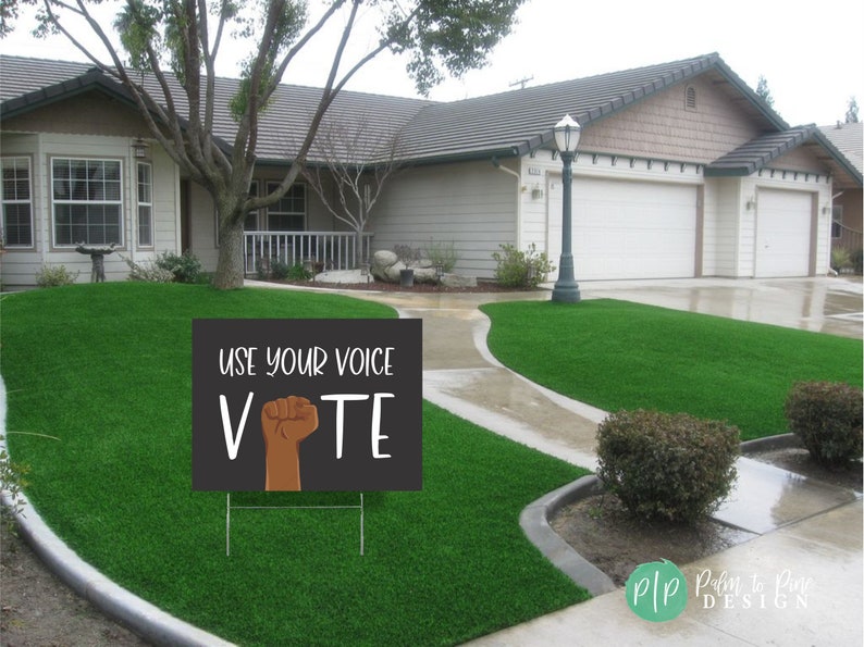 Vote Yard Sign, Black Lives Matter Yard Sign, Black Lives Matter Sign ...