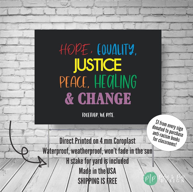 Black Lives Matter Yard Sign Black Lives Matter Sign Black - Etsy