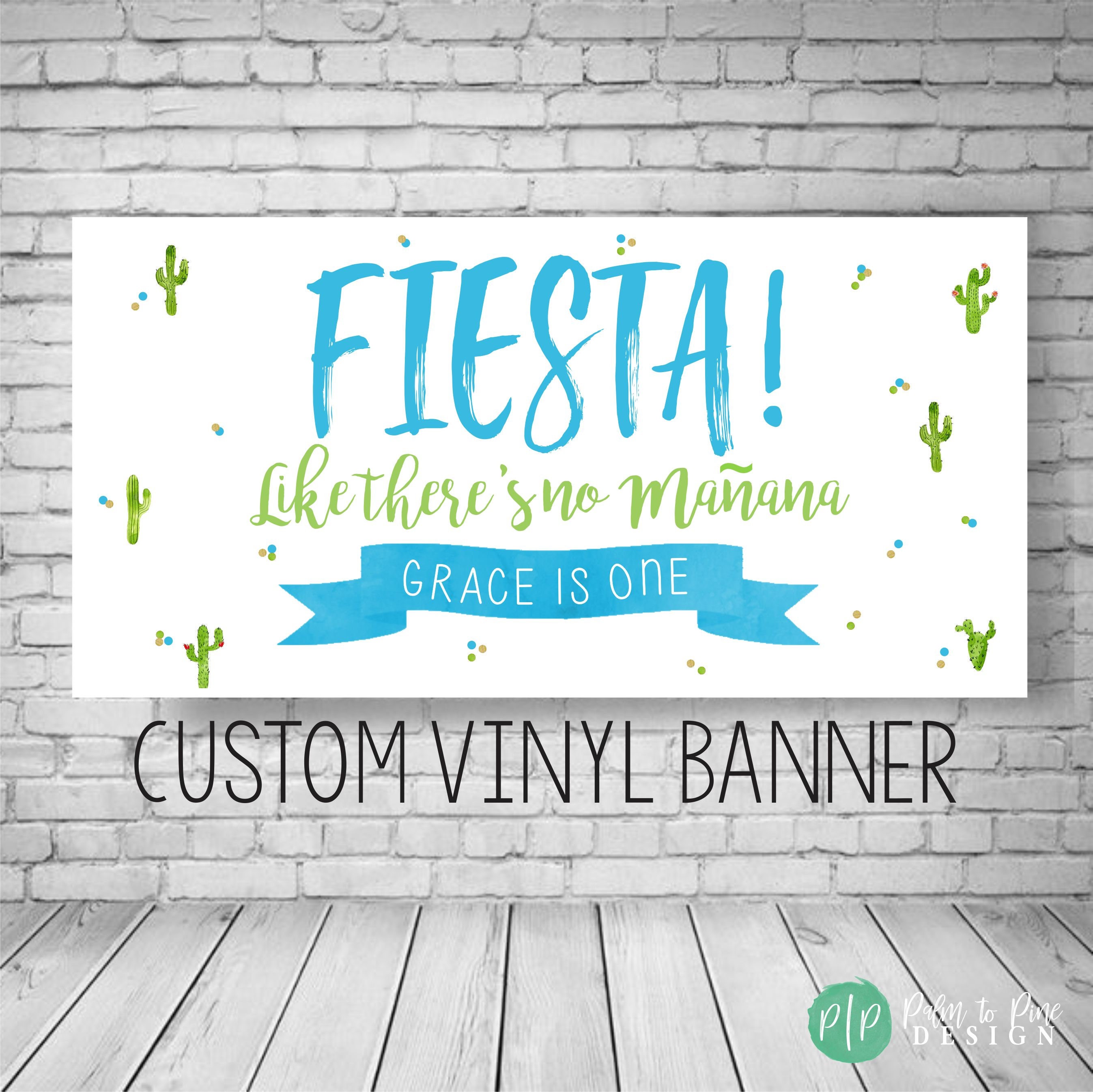 Fiesta Birthday Banner Taco Bout a Party Decor Fiesta | Etsy