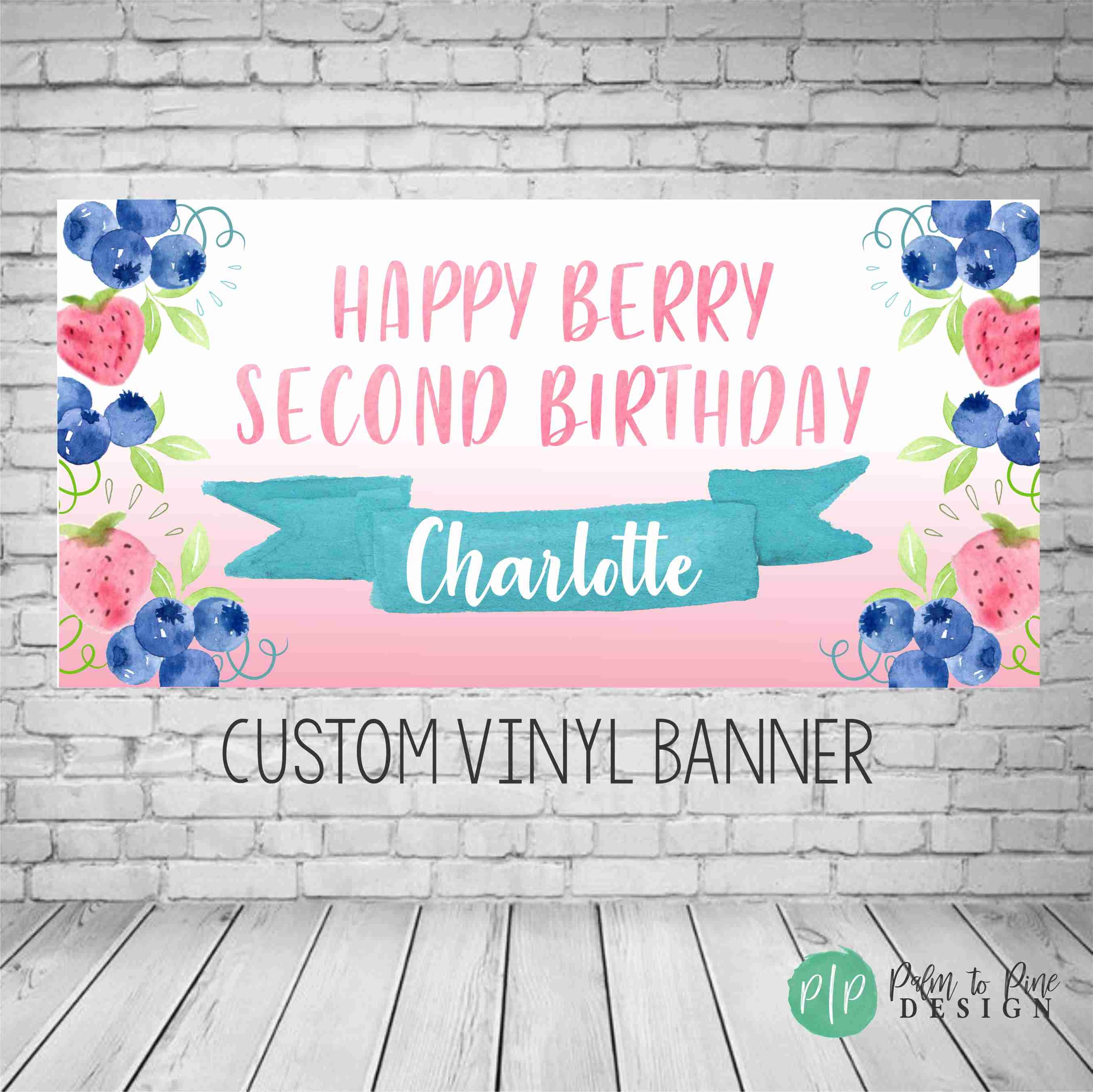 Berry Birthday Banner Berry First Birthday Decor Berry | Etsy