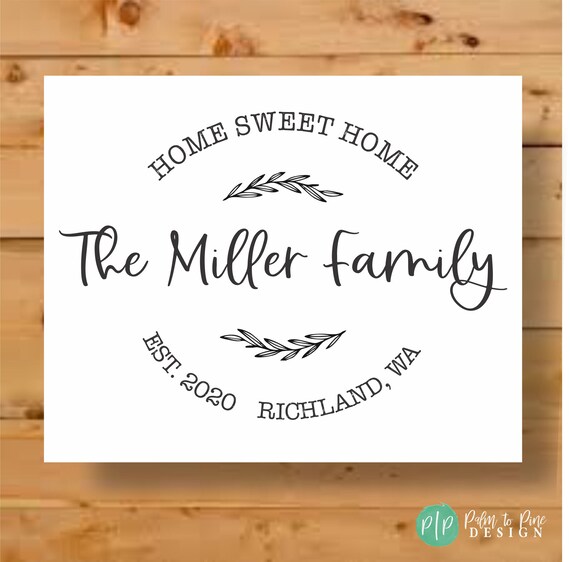 New home Print, Home Sweet Home Sign, New Home Sign, New Home ...
