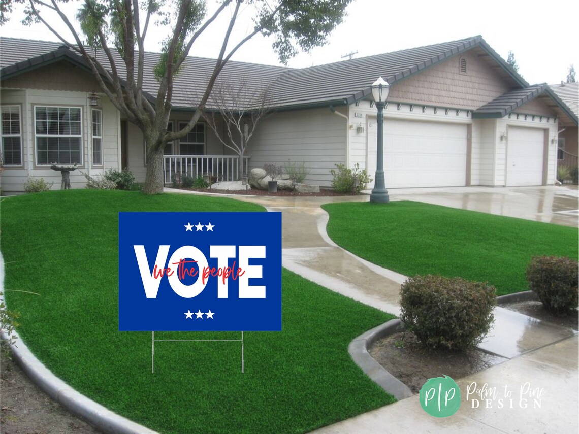 Vote Yard Sign Vote Lawn Sign Political Yard Sign Vote - Etsy