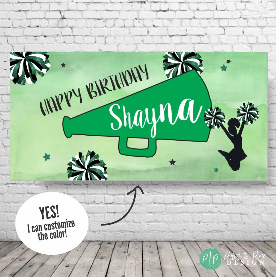 Cheerleading Birthday Banner Cheer Birthday Party Cheer - Etsy