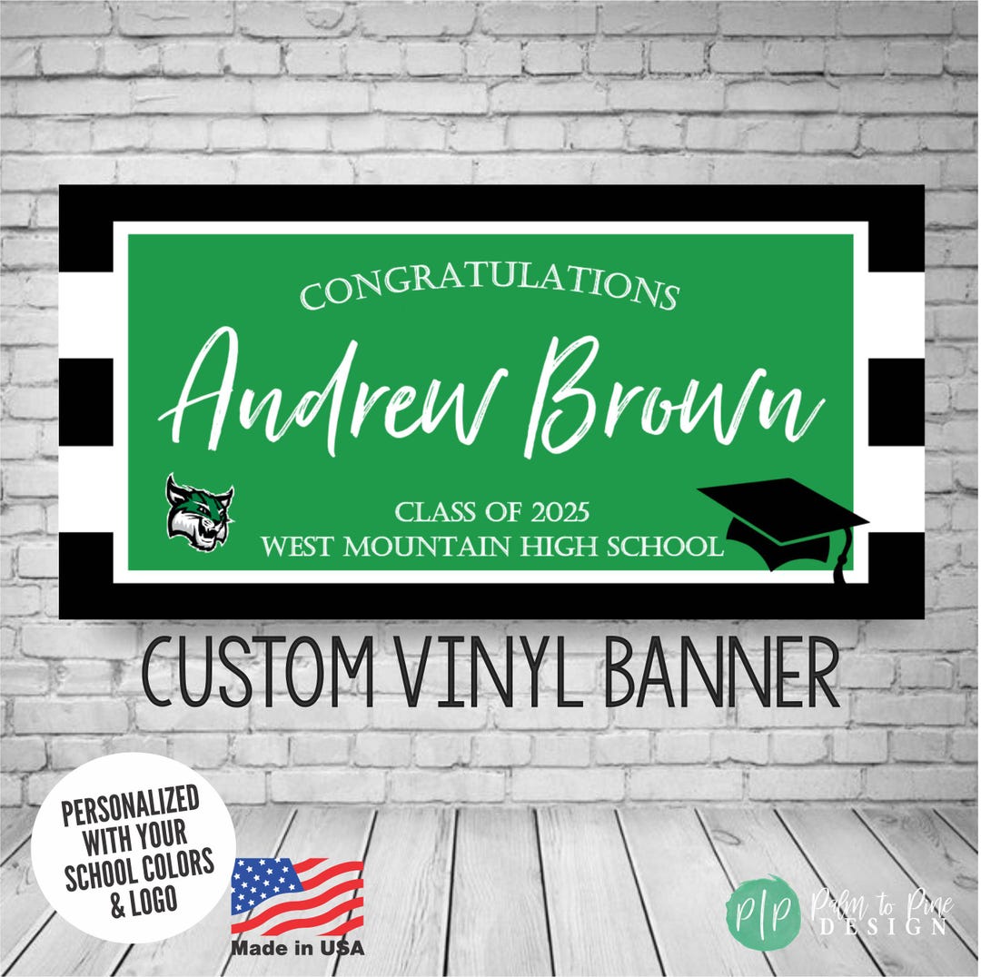 Graduation Banner, Graduation Decor, Graduation Party Banner ...