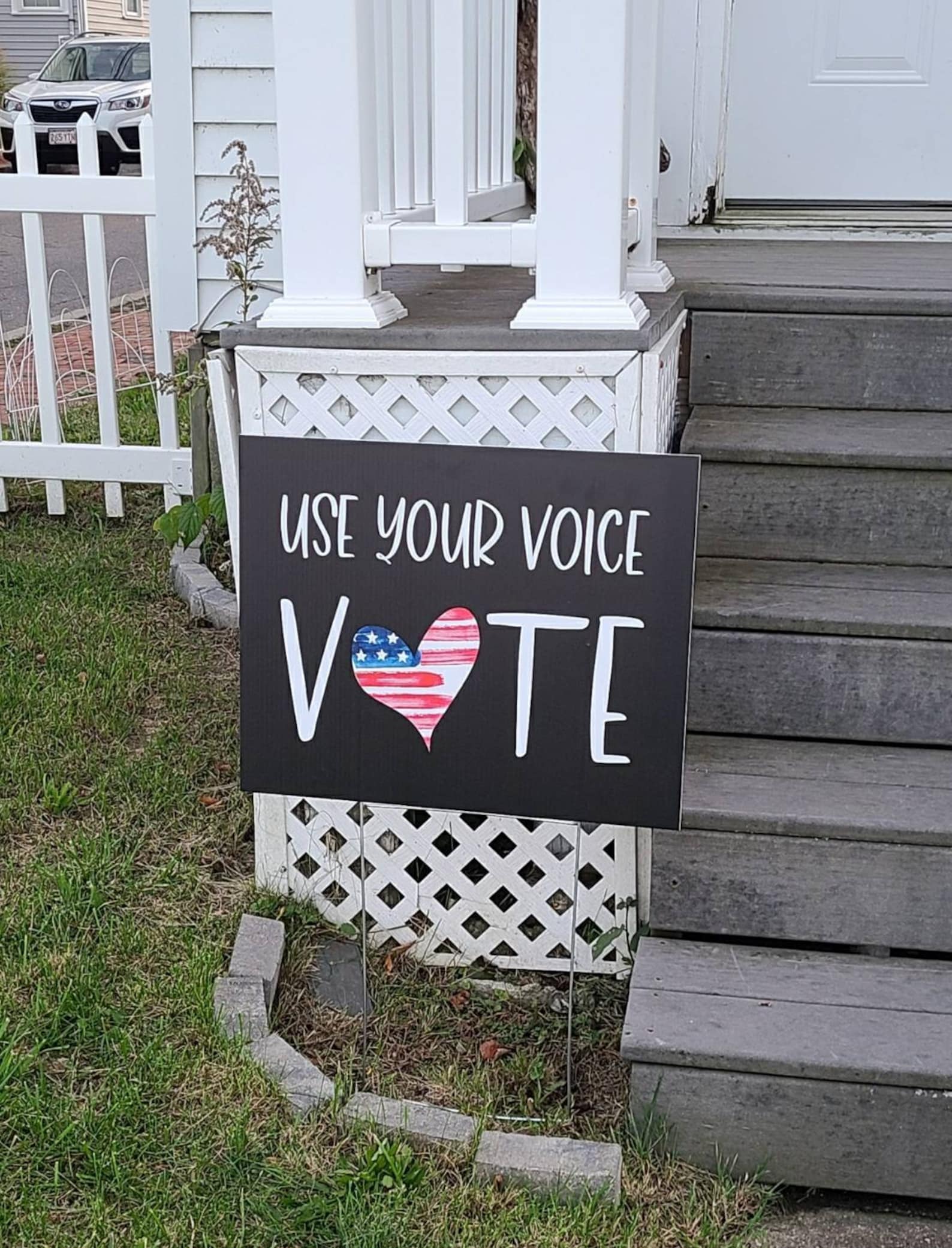Vote Yard Sign, Political Yard Sign, Rally Sign, Register to Vote ...
