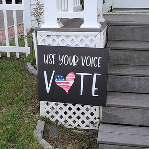Vote Yard Sign, Political Yard Sign, Rally Sign, Register to Vote ...