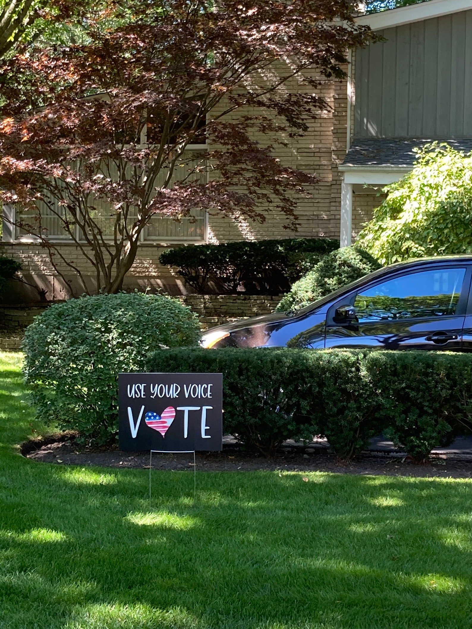 Vote Yard Sign, American Flag Heart, Political Rally Sign - Etsy