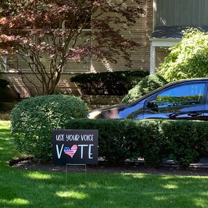 Vote Yard Sign, Political Yard Sign, Rally Sign, Register to Vote ...