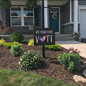 Vote Yard Sign, Political Yard Sign, Rally Sign, Register to Vote ...