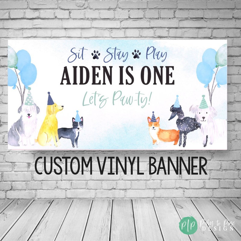 Dog Theme Banner - Etsy