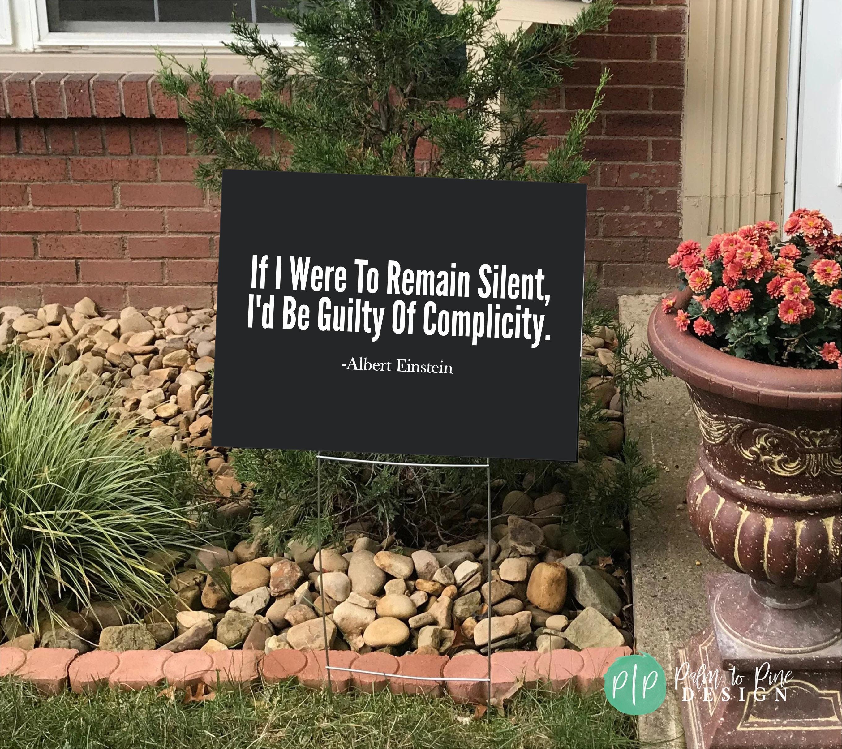 Bureaucracy Yard Sign, Social Justice, Human Rights, Activists Protest ...