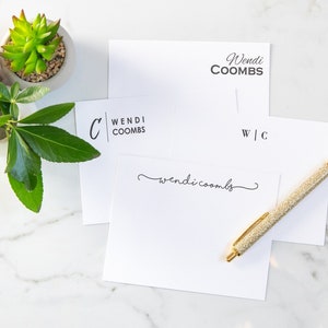 Personalized Stationary, Stationery Cards, Teacher Gift, Stationary ...