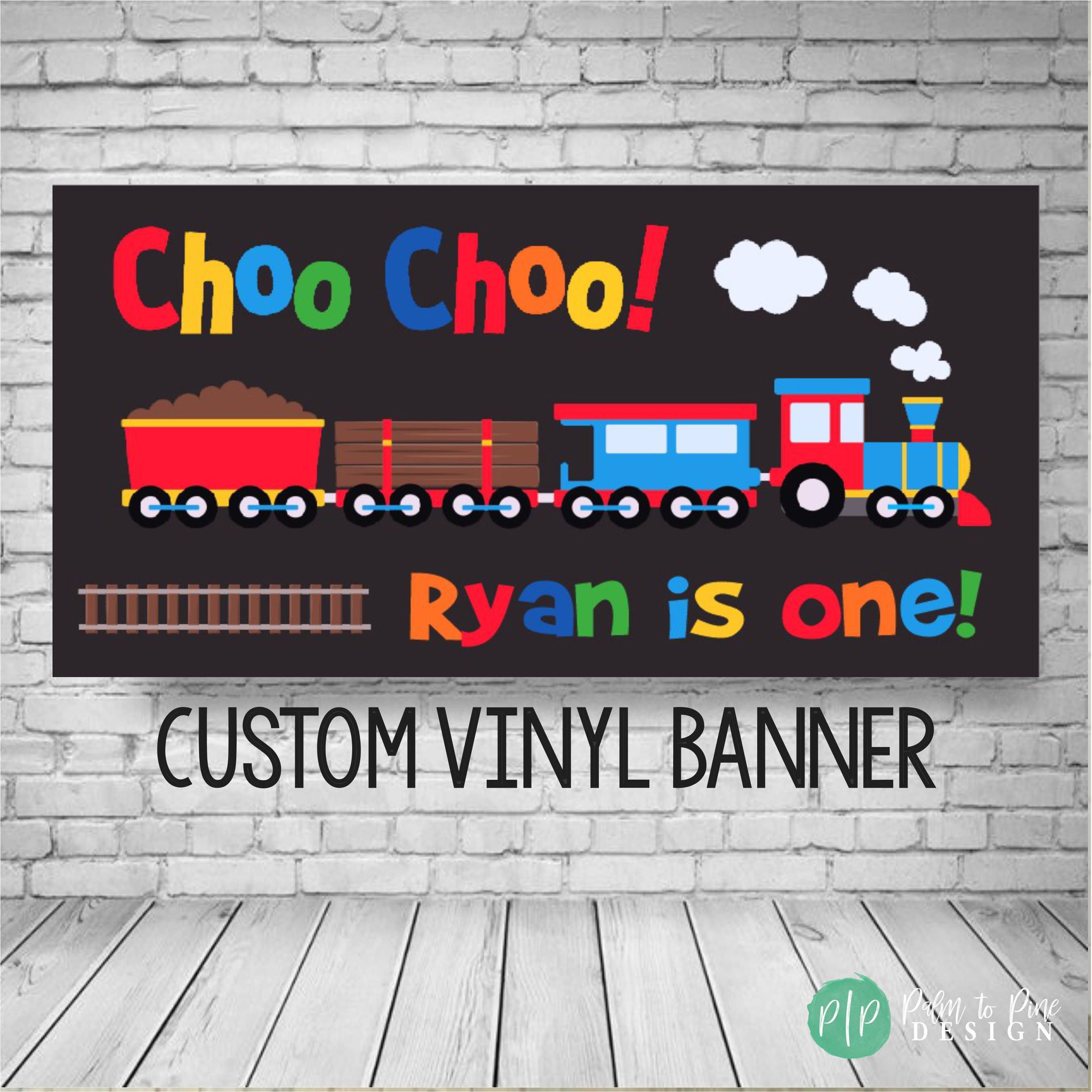 Train Birthday Party Train Birthday Banner Train Banner - Etsy