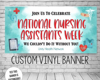 Happy Nurses Week Banner, Nurse Appreciation Banner, Nurses Week Sign ...
