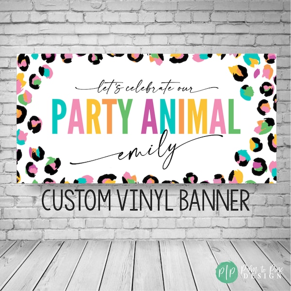 Animal Birthday Banner - Etsy