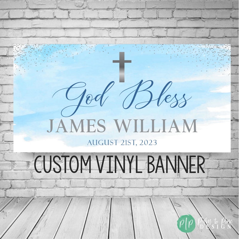 Baptism Banners - Etsy