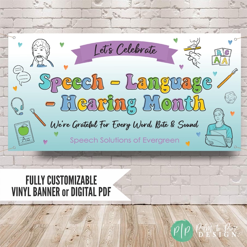 Better Hearing and Speech Month Posters - Etsy