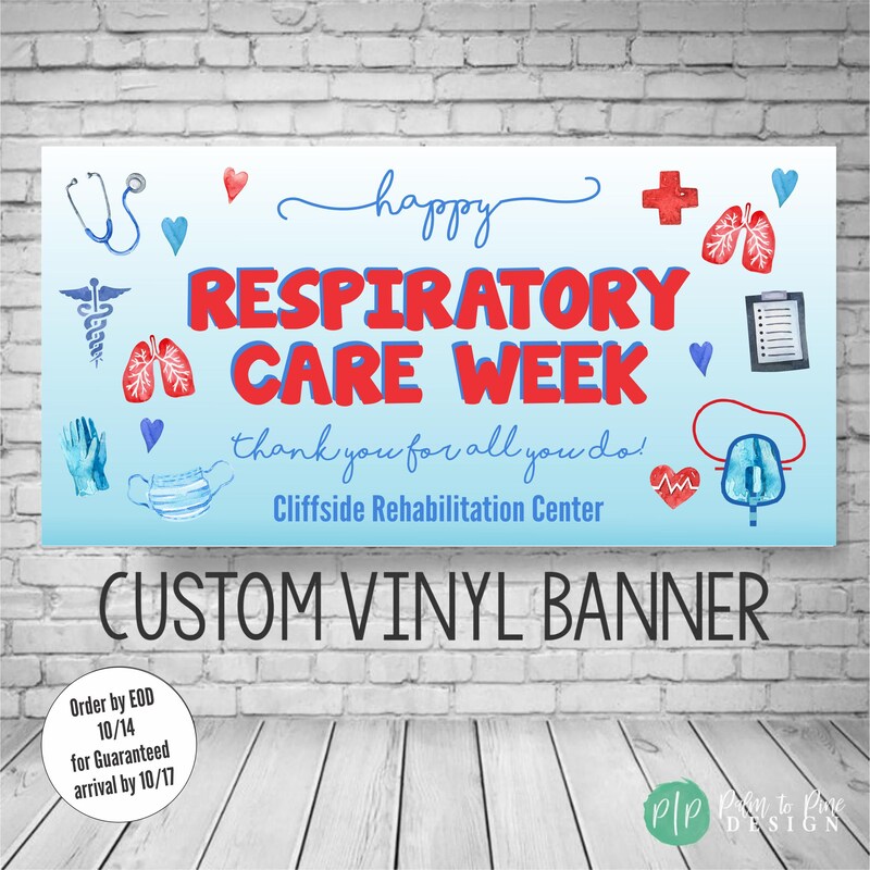 Respiratory Care Week Banner - Etsy