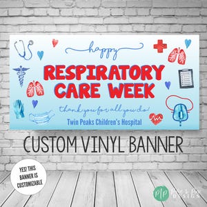 Respiratory Care Week Appreciation Banner, Respiratory Therapist Appreciation Decor, RC Week ...